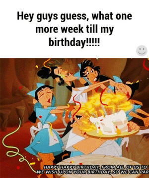 GIF one week - animated GIF on GIFER