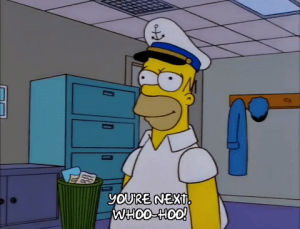 GIF season 9 episode 8 waylon smithers - animated GIF on GIFER