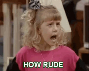 GIF how rude - animated GIF on GIFER