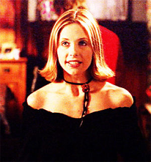 GIF buffy the vampire slayer angel sarah michelle gellar - animated GIF ...