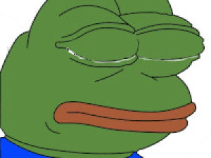 GIF sad pepe - animated GIF on GIFER