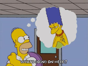 Panicked homer simpson episode 7 GIF - Find on GIFER