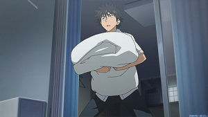 GIF kamijou touma punch to aru majutsu no index - animated GIF on GIFER