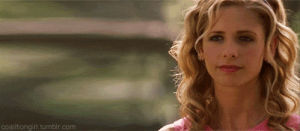 Buffy the vampire slayer sarah michelle gellar buffy summers GIF - Find ...