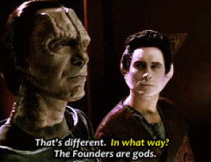 Star trek ds9 cardassian GIF - Find on GIFER