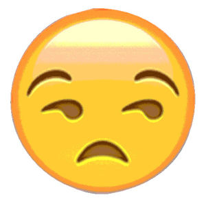 Emoji ugh meh GIF on GIFER - by Kann