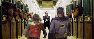 Batman running robin GIF - Find on GIFER