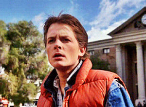 Back to the future marty mcfly michael j fox GIF - Find on GIFER