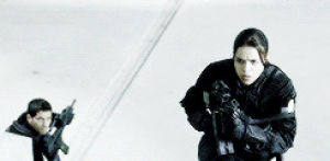 GIF milla jovovich michelle rodriguez rain ocampo - animated GIF on GIFER
