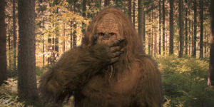 Sasquatch hug bigfoot GIF - Find on GIFER