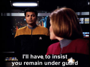 Celebrities kate mulgrew kathryn janeway GIF - Find on GIFER