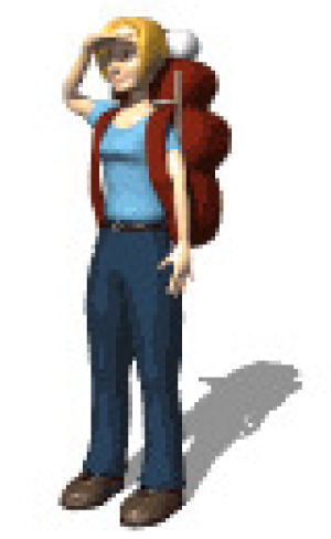 GIF hiking funny fall - animated GIF on GIFER - by Yozshujar