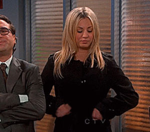 Kaley cuoco tbbt johnny galecki GIF - Find on GIFER