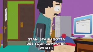 GIF stan marsh computer stan - animated GIF on GIFER