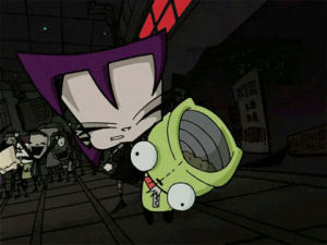 GIF invader zim - animated GIF on GIFER