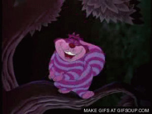 GIF cheshire cat - animated GIF on GIFER - by Negrel