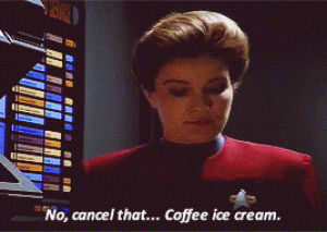 Captain janeway gorgeous smile GIF - Find on GIFER