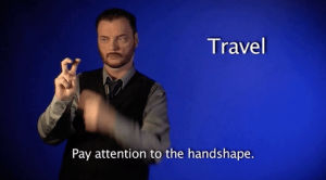 GIF asl sign with robert travel - animated GIF on GIFER