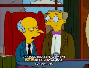 GIF season 7 episode 17 waylon smithers - animated GIF on GIFER