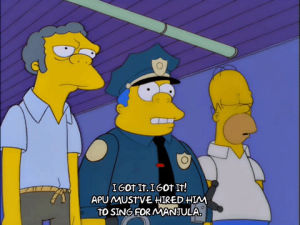 GIF homer simpson chief wiggum mayor quimby - animated GIF on GIFER