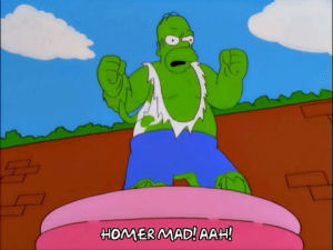 GIF homer simpson angry episode 15 - animated GIF on GIFER