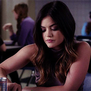 GIF aria montgomery pretty little liars lucy hale - animated GIF on GIFER