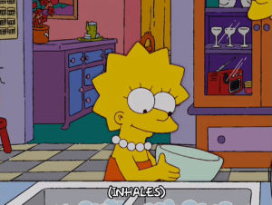 Happy marge simpson lisa simpson GIF - Find on GIFER