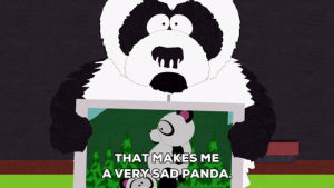 GIF sad panda that makes me a sad panda - animated GIF on GIFER