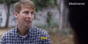 Shh quiet zach galifianakis GIF on GIFER - by Kerazius