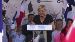 Marine le pen GIF - Find on GIFER