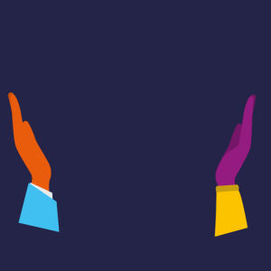 GIF high five - animated GIF on GIFER