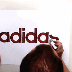 Design typography animation GIF on GIFER - by Mikam