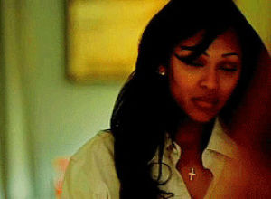 Meagan Good Smoking Cigarettes