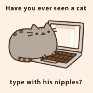 Cat typing GIF on GIFER - by Whitesmasher