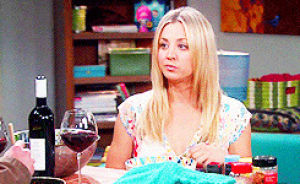 Kaley cuoco tbbt johnny galecki GIF - Find on GIFER