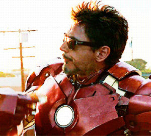 GIF iron man - animated GIF on GIFER