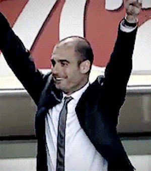 GIF pep guardiola fc barcelona fc bayern - animated GIF on GIFER