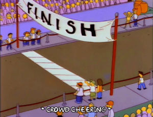 GIF finish line - animated GIF on GIFER