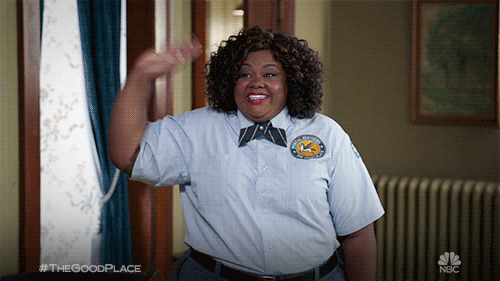 Hi the good place season 3 GIF on GIFER - by Vugami