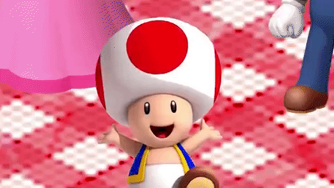 Toad nintendo mario GIF on GIFER - by Molen