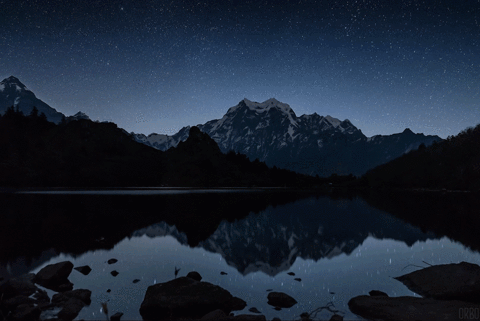 Himalayas loop starry GIF en GIFER - de Taugor