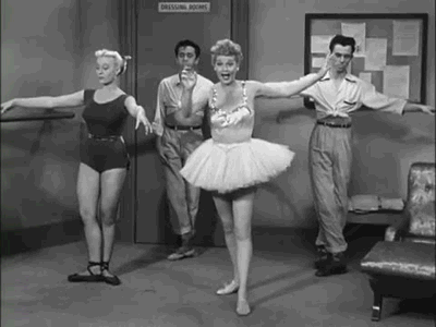 Lucille ball ballet blanco y negro GIF en GIFER - de Ishnnn