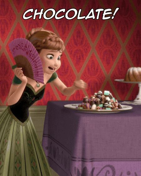 Eating chocolate GIF - Conseguir el mejor gif en GIFER