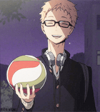 Tsukishima GIFs - Get the best gif on GIFER
