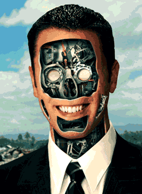 Mechanical face GIF - Conseguir o melhor gif em GIFER