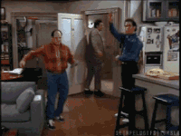 Seinfeld Kramer Turkey Gif