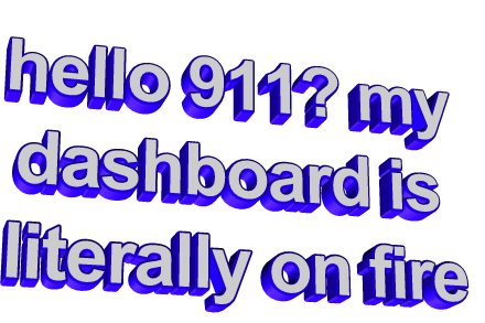 Hello 911 my dashboard is literally on fire GIF - Conseguir o melhor ...