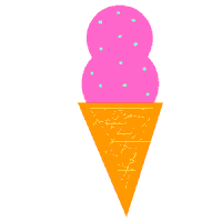 Ice Cream Melting Gif