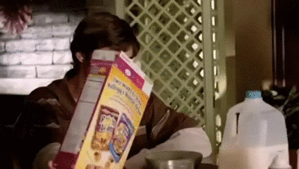 Cereal box GIF - Conseguir o melhor gif em GIFER