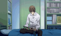 Death Note Ryuk Apple Gif